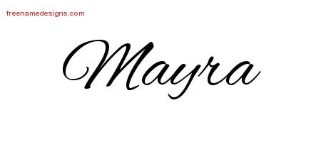Cursive Name Tattoo Designs Mayra Download Free - Free Name Designs
