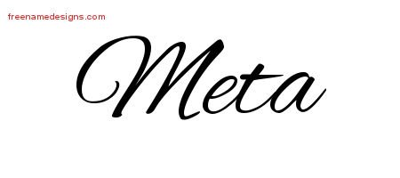 Cursive Name Tattoo Designs Meta Download Free - Free Name Designs