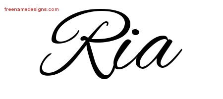 Cursive Name Tattoo Designs Ria Download Free - Free Name Designs