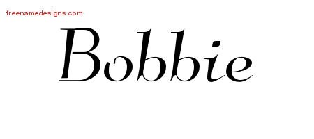 Elegant Name Tattoo Designs Bobbie Free Graphic - Free Name Designs