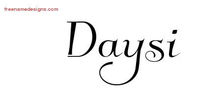 Elegant Name Tattoo Designs Daysi Free Graphic - Free Name Designs