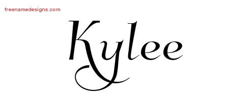 Elegant Name Tattoo Designs Kylee Free Graphic - Free Name Designs