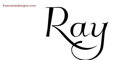 Elegant Name Tattoo Designs Ray Free Graphic - Free Name Designs