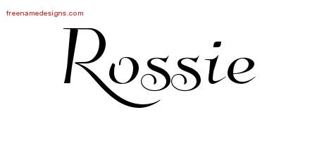 Elegant Name Tattoo Designs Rossie Free Graphic - Free Name Designs