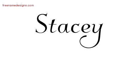 Elegant Name Tattoo Designs Stacey Free Graphic - Free Name Designs