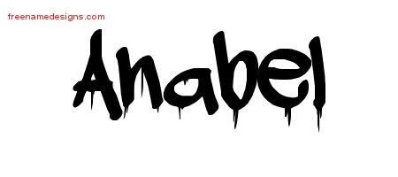 Graffiti Name Tattoo Designs Anabel Free Lettering - Free Name Designs