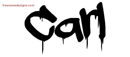 Graffiti Name Tattoo Designs Carl Free Lettering - Free Name Designs