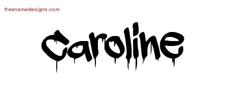 Graffiti Name Tattoo Designs Caroline Free Lettering - Free Name Designs