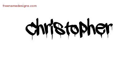 Graffiti Name Tattoo Designs Christopher Free Lettering - Free Name Designs