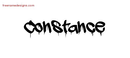 Graffiti Name Tattoo Designs Constance Free Lettering - Free Name Designs