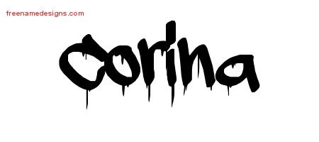 Graffiti Name Tattoo Designs Corina Free Lettering - Free Name Designs