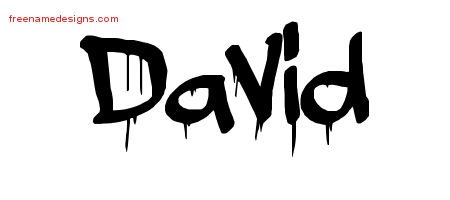 Graffiti Name Tattoo Designs David Free Lettering - Free Name Designs