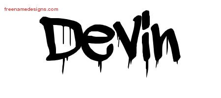 Graffiti Name Tattoo Designs Devin Free Lettering - Free Name Designs