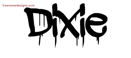 Graffiti Name Tattoo Designs Dixie Free Lettering - Free Name Designs