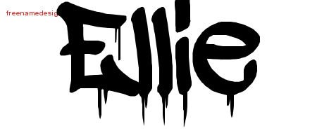 Graffiti Name Tattoo Designs Ellie Free Lettering - Free Name Designs