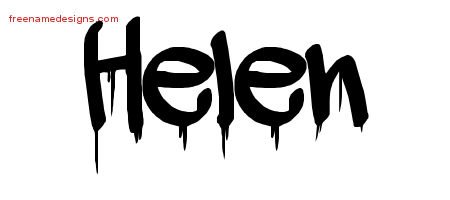 Graffiti Name Tattoo Designs Helen Free Lettering - Free Name Designs