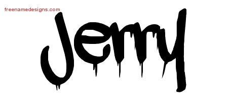 Graffiti Name Tattoo Designs Jerry Free Lettering - Free Name Designs