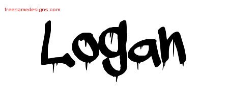 Graffiti Name Tattoo Designs Logan Free Lettering - Free Name Designs