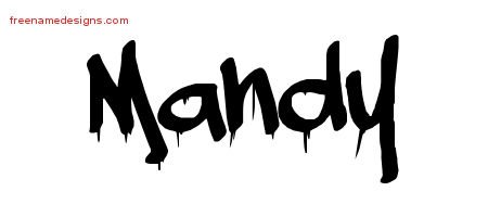 Graffiti Name Tattoo Designs Mandy Free Lettering - Free Name Designs