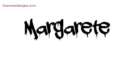 Graffiti Name Tattoo Designs Margarete Free Lettering - Free Name Designs