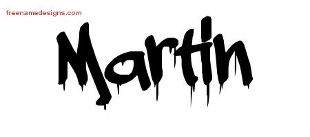 Graffiti Name Tattoo Designs Martin Free Lettering - Free Name Designs