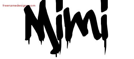 Graffiti Name Tattoo Designs Mimi Free Lettering - Free Name Designs