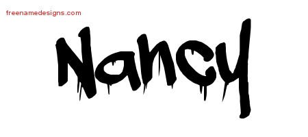 Graffiti Name Tattoo Designs Nancy Free Lettering - Free Name Designs