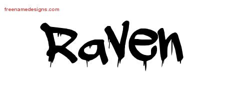 Graffiti Name Tattoo Designs Raven Free Lettering - Free Name Designs