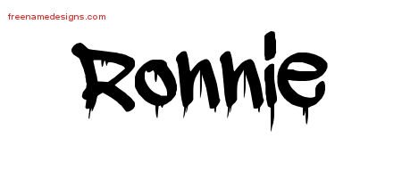 Graffiti Name Tattoo Designs Ronnie Free Lettering - Free Name Designs