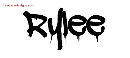 Graffiti Name Tattoo Designs Rylee Free Lettering - Free Name Designs