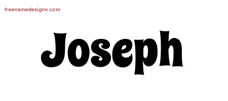 Groovy Name Tattoo Designs Joseph Free Lettering - Free Name Designs