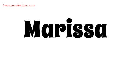 Marissa Name Tattoo