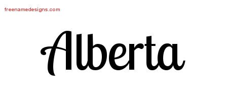 Handwritten Name Tattoo Designs Alberta Free Download - Free Name Designs