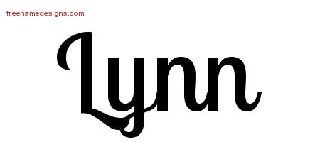 Handwritten Name Tattoo Designs Lynn Free Download - Free Name Designs