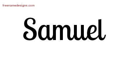 Handwritten Name Tattoo Designs Samuel Free Download - Free Name Designs
