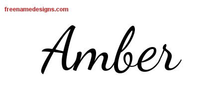 The Name Amber Coloring Page Blank Coloring Pages