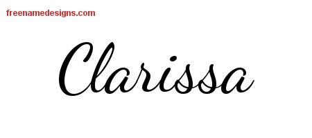 Clarissa Name Tattoos