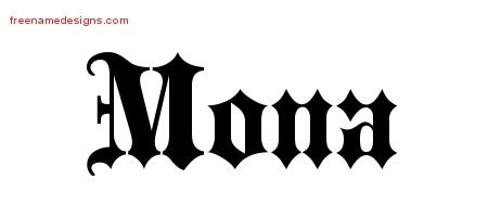 Mona Name Tattoos