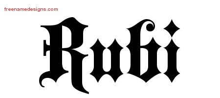 Old English Name Tattoo Designs Rubi Free - Free Name Designs