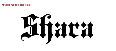 Old English Name Tattoo Designs Shara Free - Free Name Designs