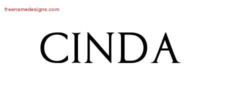 Regal Victorian Name Tattoo Designs Cinda Graphic Download - Free Name ...