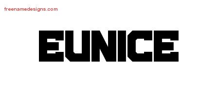 Titling Name Tattoo Designs Eunice Free Printout - Free Name Designs