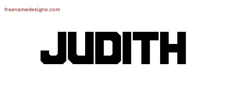 Titling Name Tattoo Designs Judith Free Printout - Free Name Designs