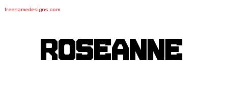 Titling Name Tattoo Designs Roseanne Free Printout - Free Name Designs