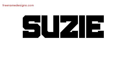 Titling Name Tattoo Designs Suzie Free Printout - Free Name Designs