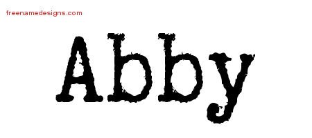 Abby Letters
