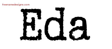 Typewriter Name Tattoo Designs Eda Free Download - Free Name Designs