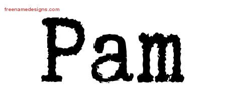 Typewriter Name Tattoo Designs Pam Free Download - Free Name Designs