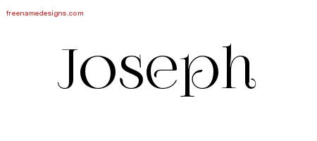 Vintage Name Tattoo Designs Joseph Free Download - Free Name Designs