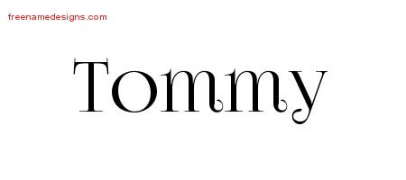 Vintage Name Tattoo Designs Tommy Free Download - Free Name Designs